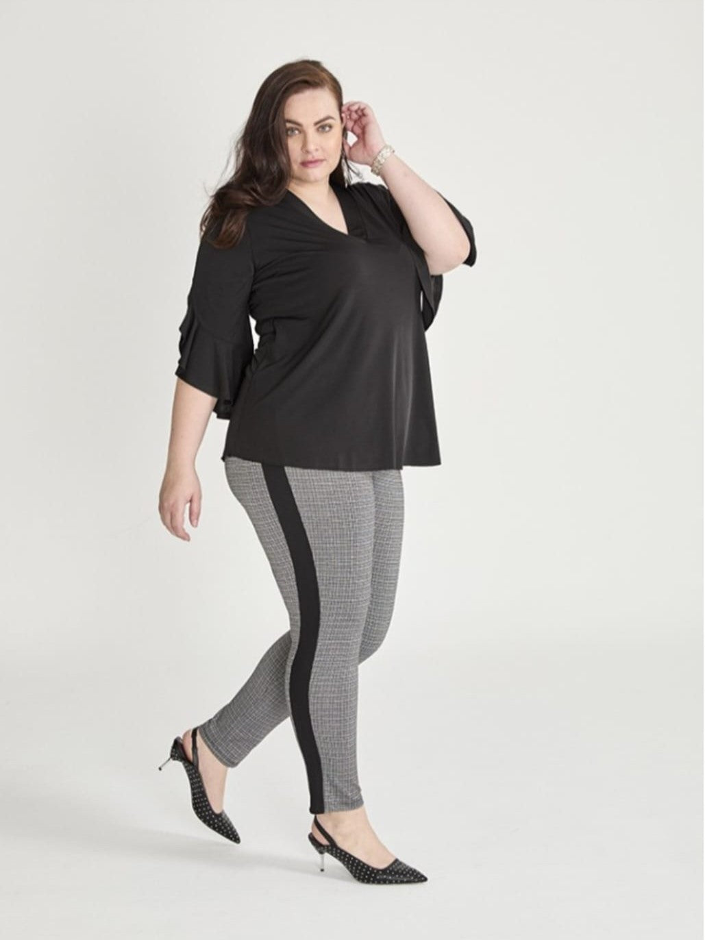SPG Black and White Check Pants – Stylish Chix Boutique